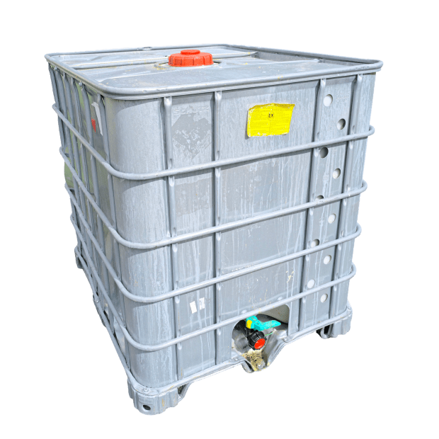 IBC CONTAINER 1000L WASHED, STEEL-PLATED, MET. PAL. 150/50 COARSE ...