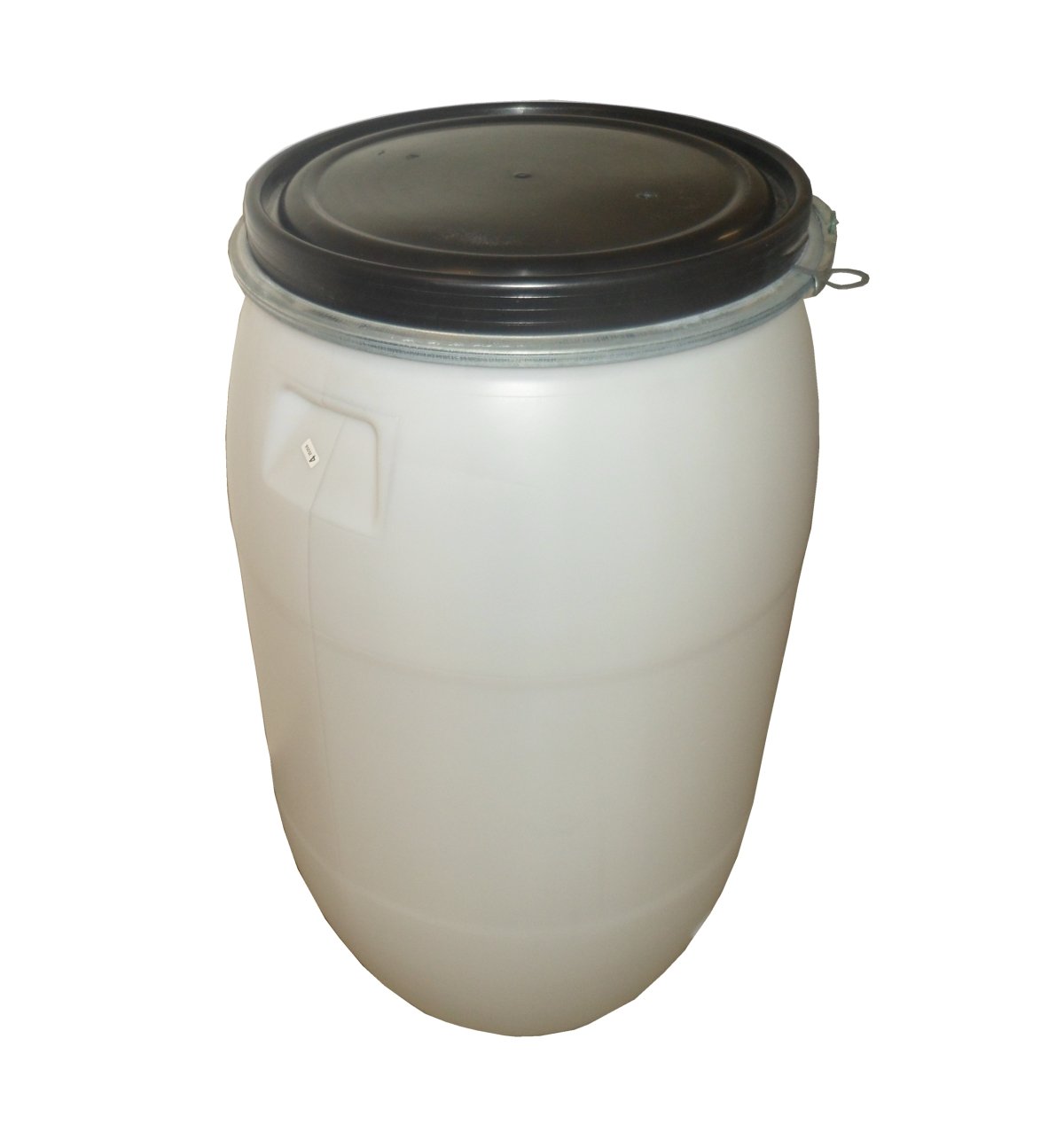 HDPE PLASTIC BARREL 220L NATUR, REMOVABLE LID + LEVER UZ, SIZE HOLDER ...