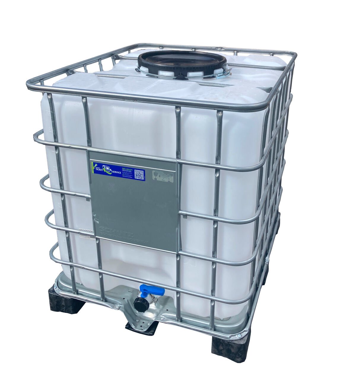 IBC CONTAINER WERIT 1000 L REKO, PLASTIC PALLET, 400/50 INTERCHANGEABLE ...